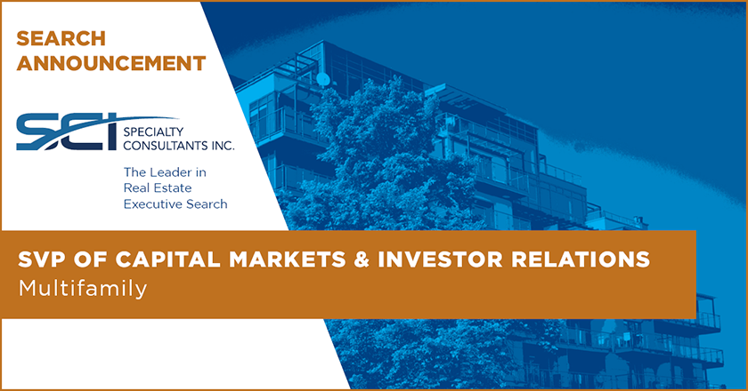 SCI Announces Search for an SVP of Capital Markets & Investor Relations ...